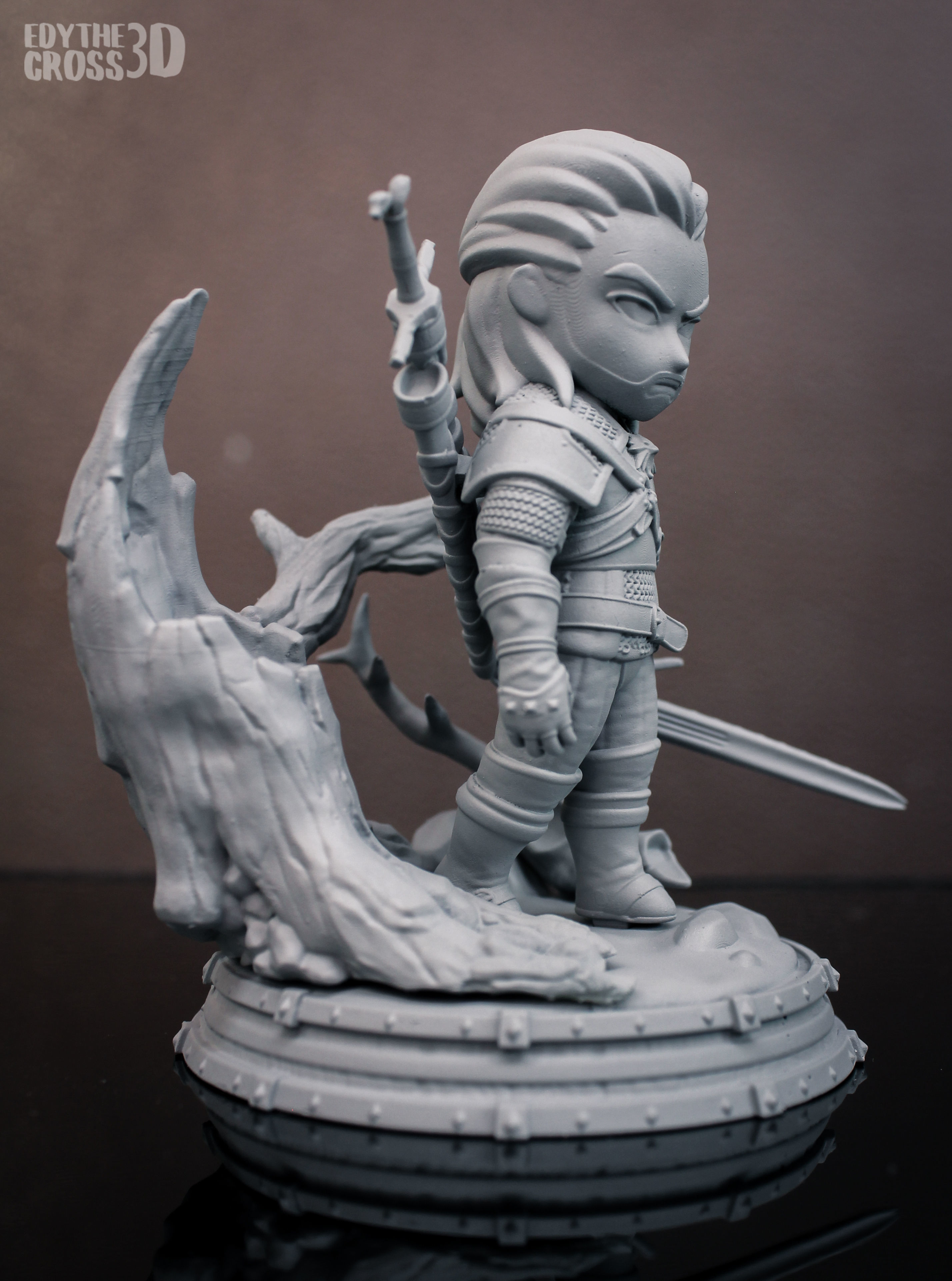 Geralt - Witcher 3D model 3D printable | CGTrader