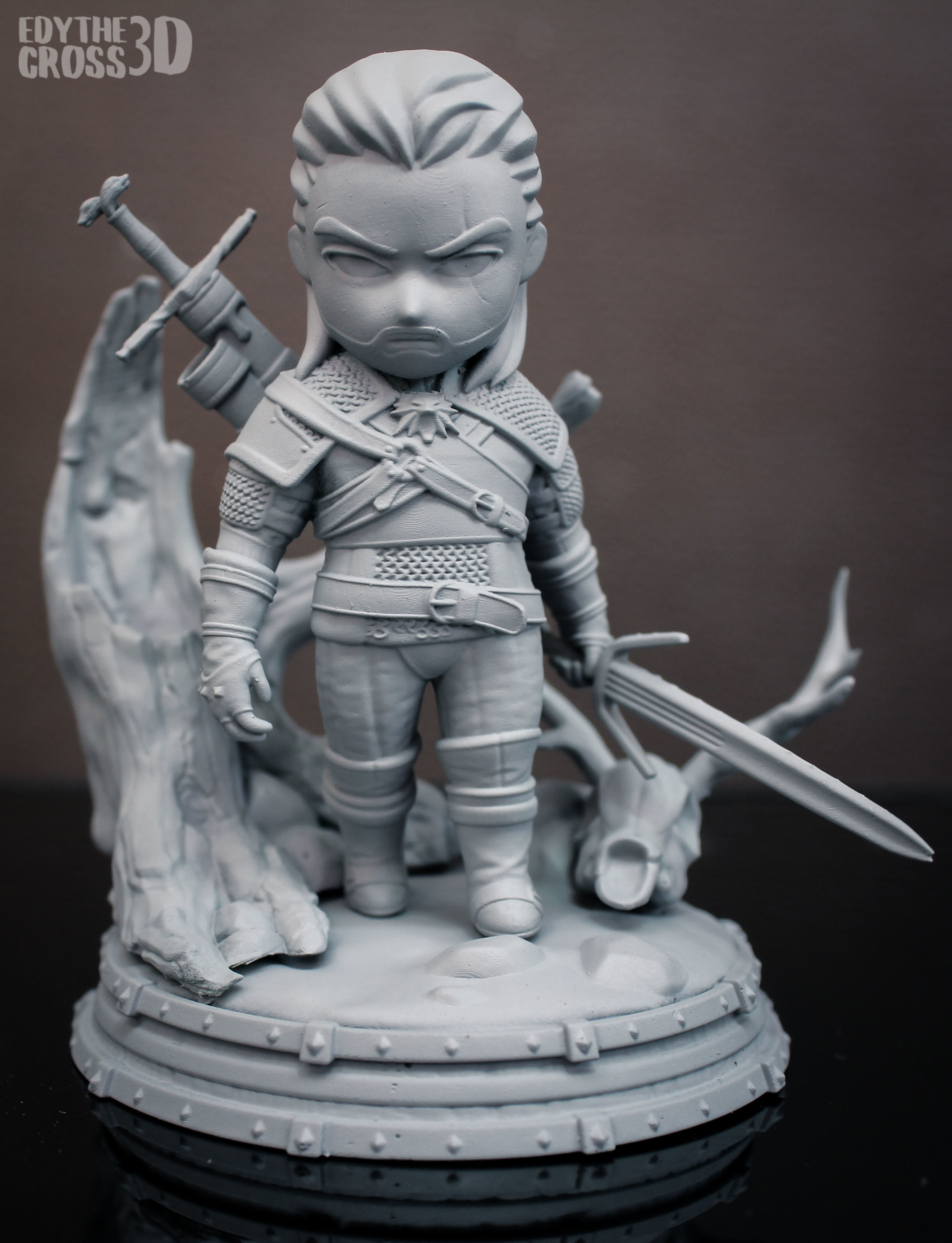 Geralt - Witcher 3D model 3D printable | CGTrader