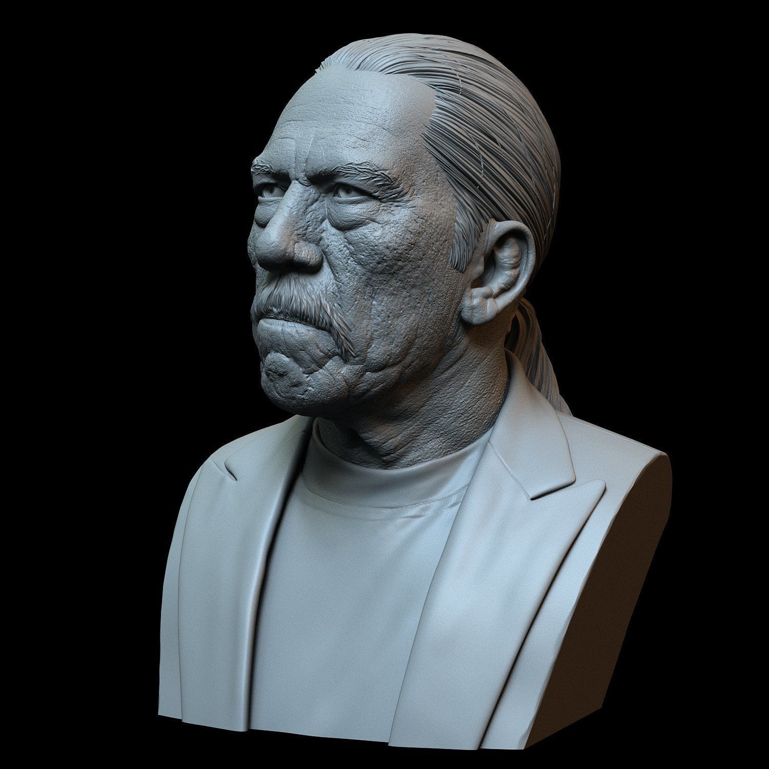 Danny Trejo aka Machete 3D model 3D printable | CGTrader