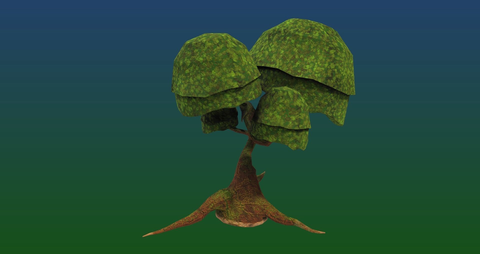 3D model Cartoon style Swamp tree for games VR / AR / low-poly | CGTrader