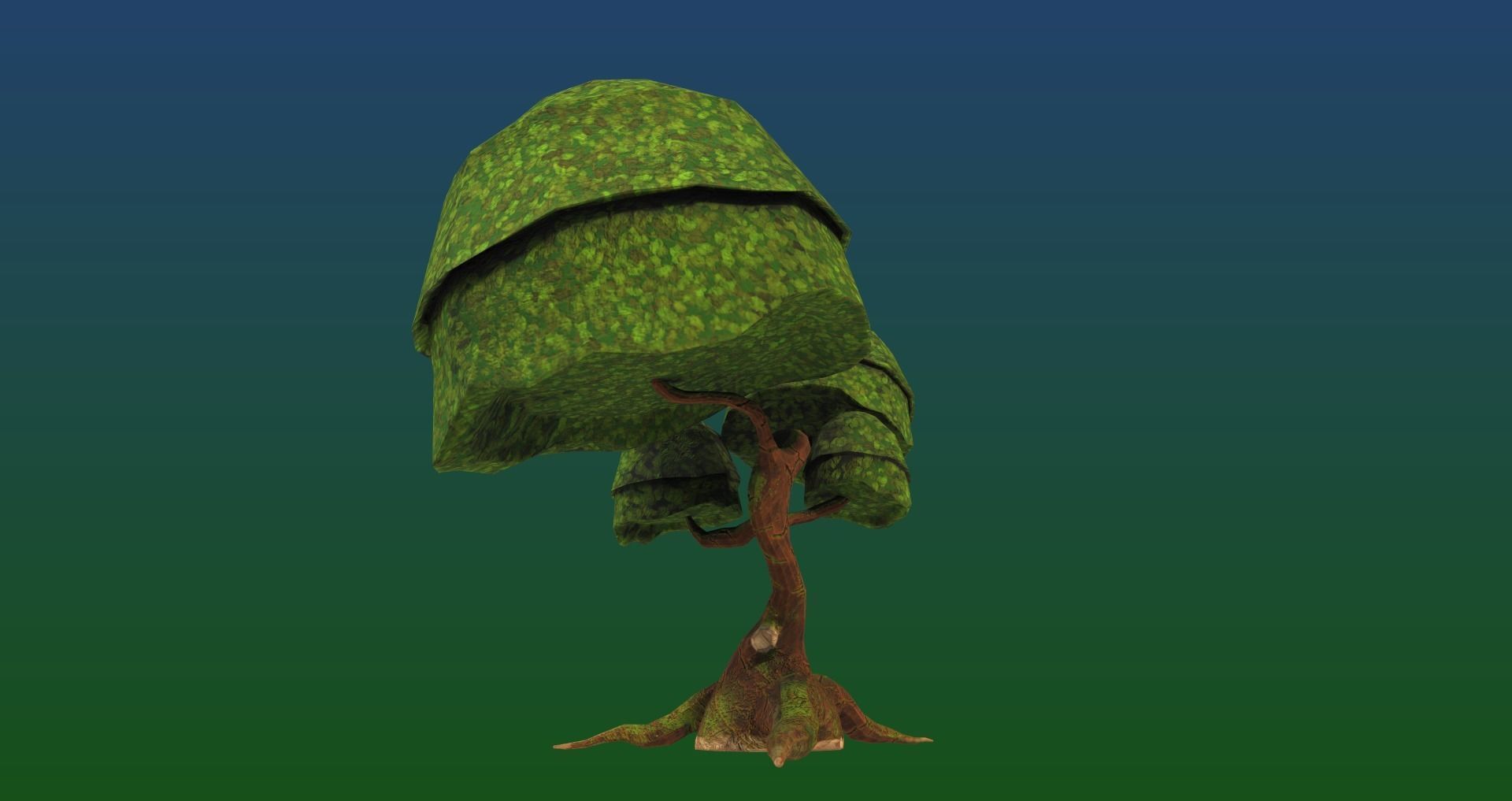 3D model Cartoon style Swamp tree for games VR / AR / low-poly | CGTrader