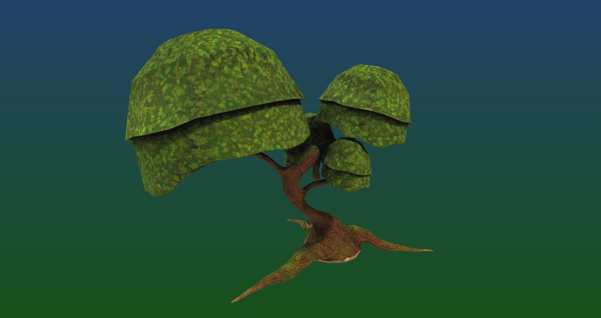 3D model Cartoon style Swamp tree for games VR / AR / low-poly | CGTrader