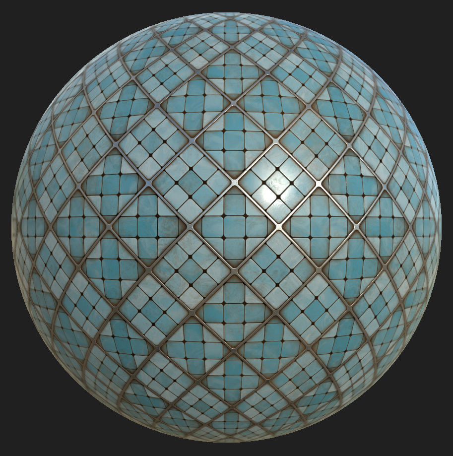 Texture Stylized Marble Tiles Floor VR / AR / low-poly | CGTrader