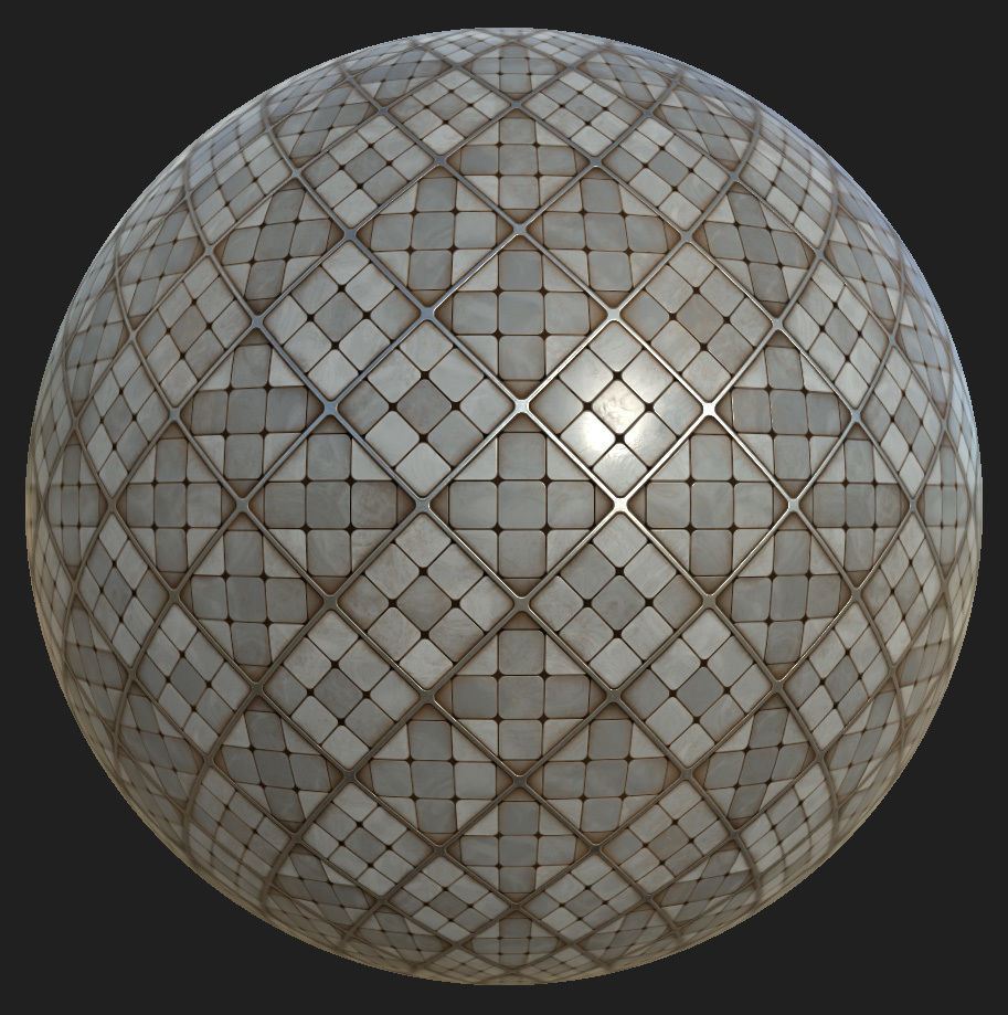 Texture Stylized Marble Tiles Floor VR / AR / low-poly | CGTrader
