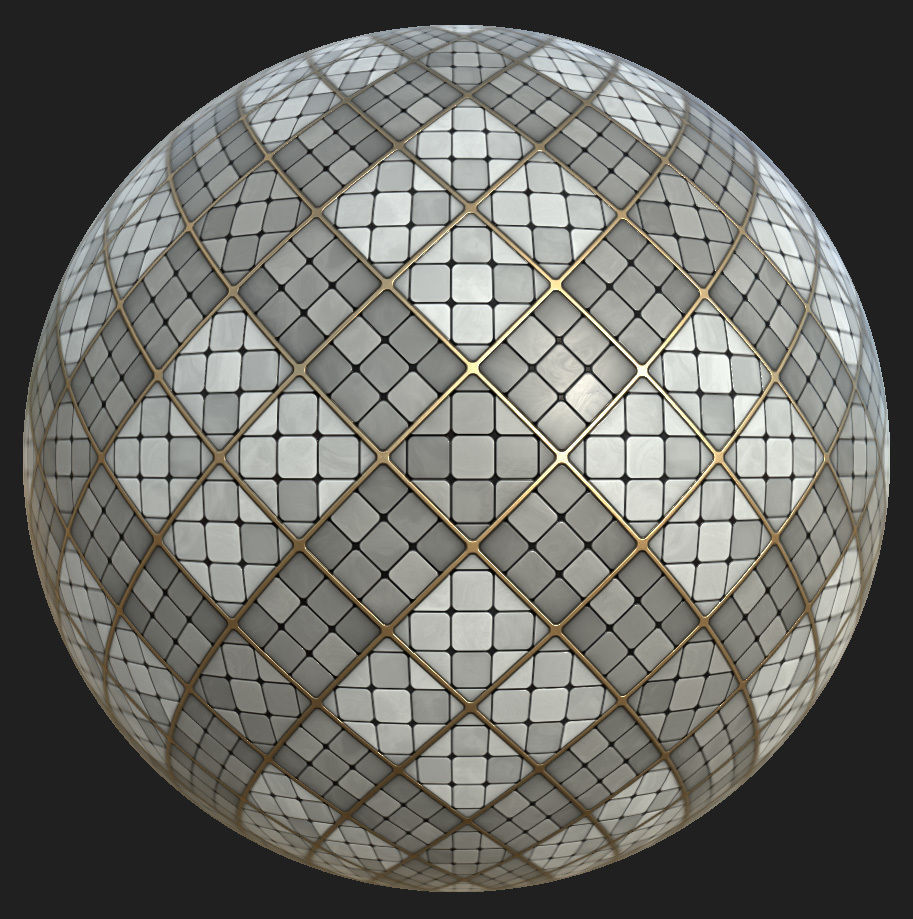 Texture Stylized Marble Tiles Floor VR / AR / low-poly | CGTrader