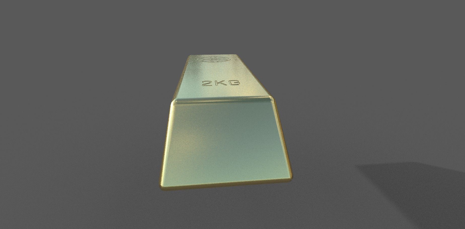 3D model Gold Ingot Low-poly 3D model VR / AR / low-poly | CGTrader