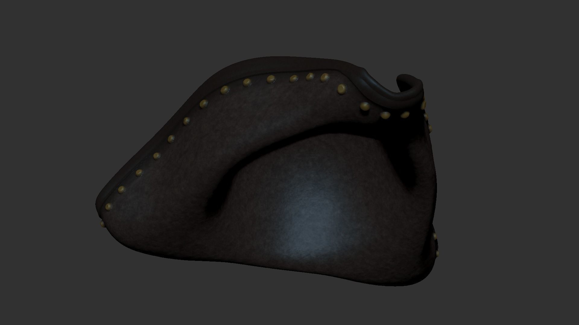 3D model Blackbeard Hat - Pirate Costume VR / AR / low-poly | CGTrader