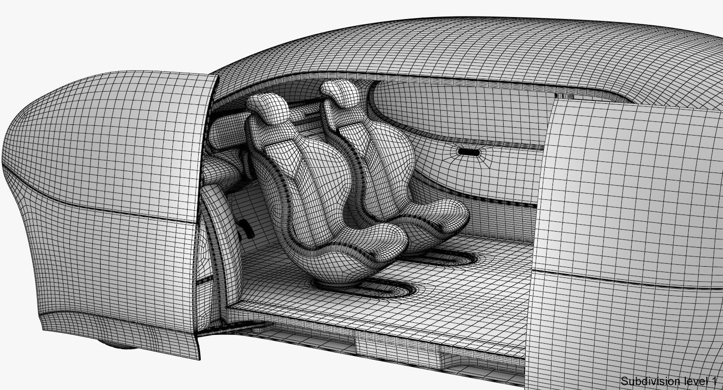 Self-Driving Car Concept 3D model | CGTrader