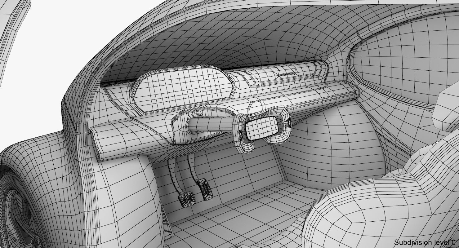 Self-Driving Car Concept 3D model | CGTrader