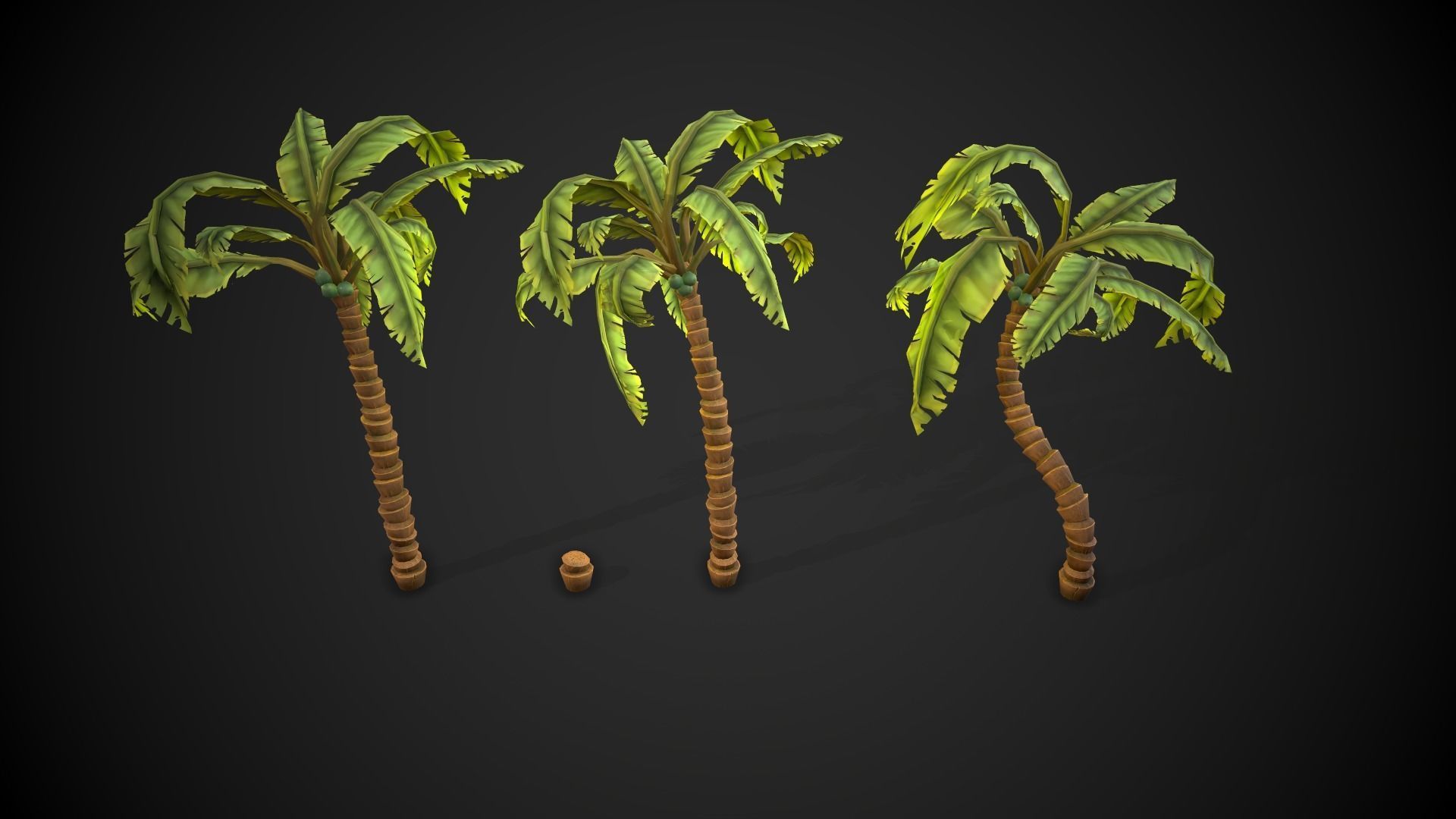 3D model Stylized Palm Tree VR / AR / low-poly | CGTrader