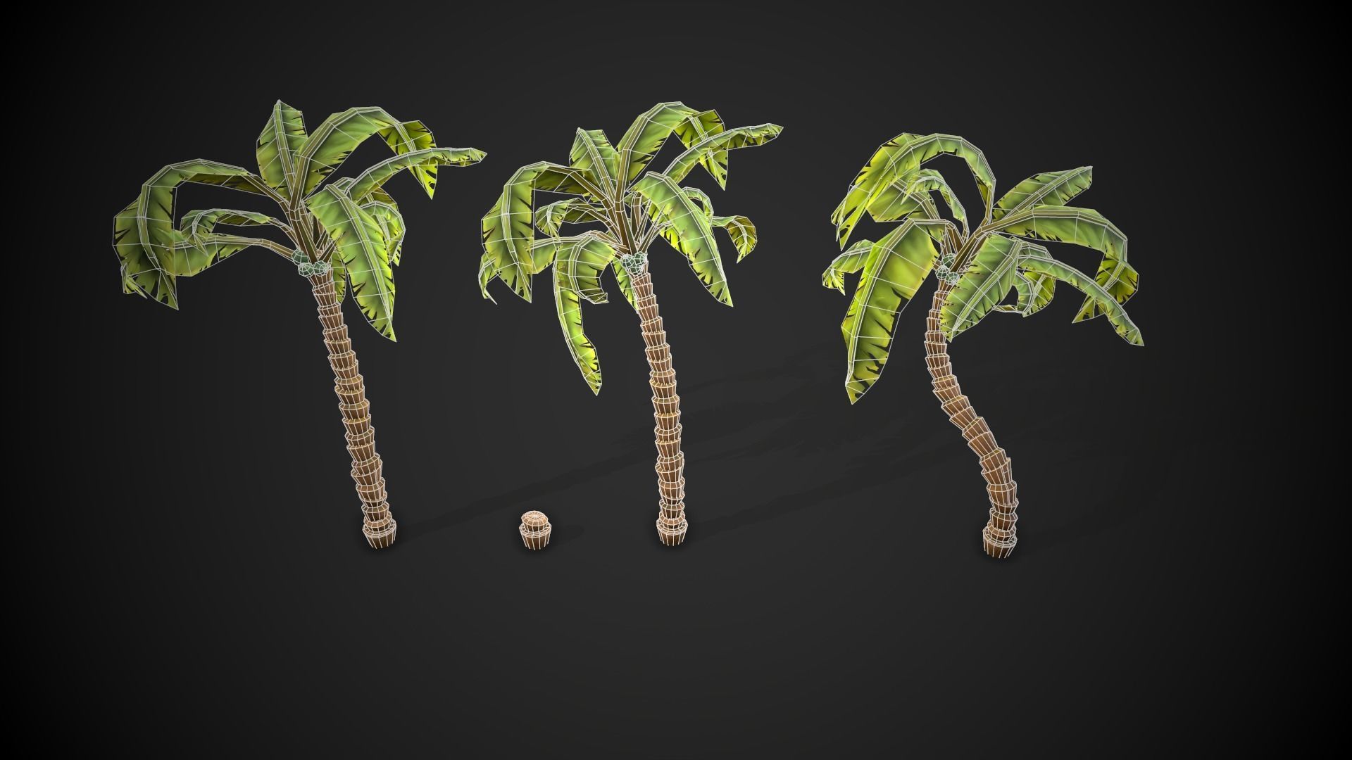 3D model Stylized Palm Tree VR / AR / low-poly | CGTrader