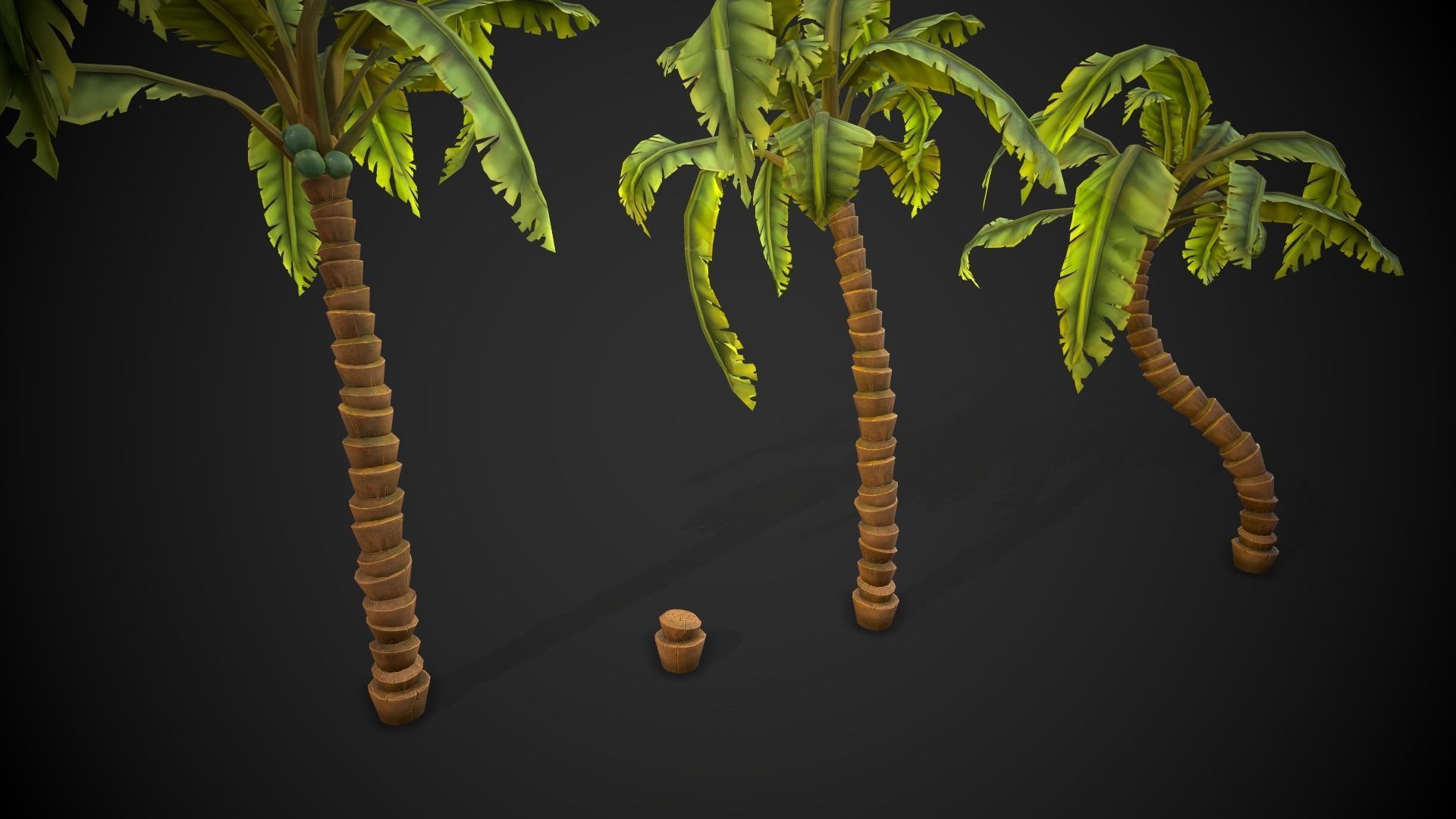 3D model Stylized Palm Tree VR / AR / low-poly | CGTrader