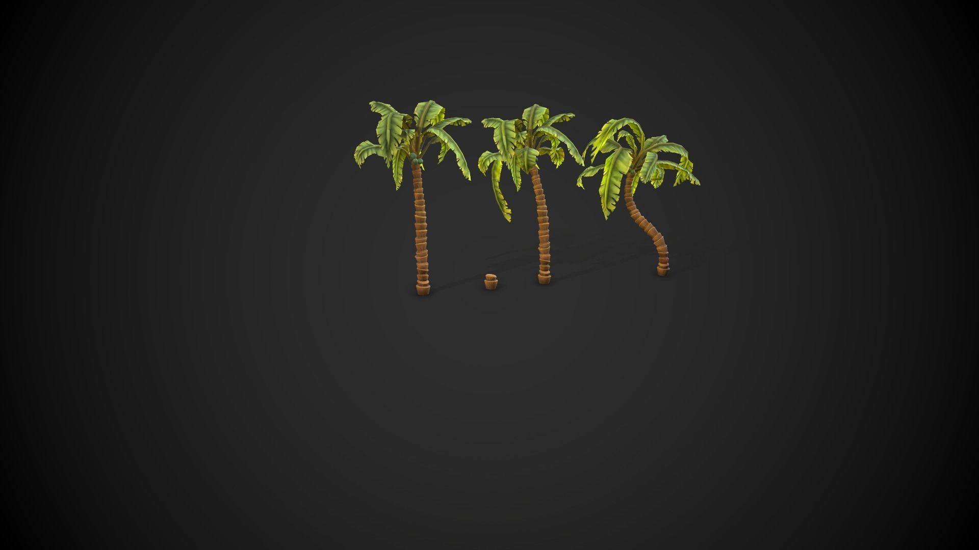 3D model Stylized Palm Tree VR / AR / low-poly | CGTrader