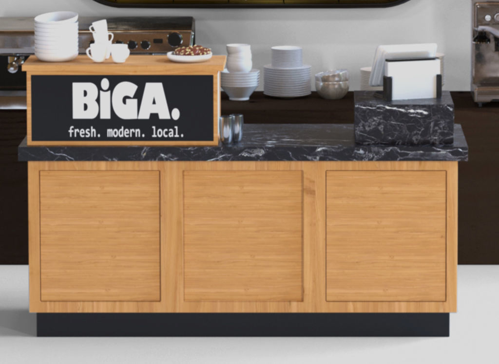 Small cafe 3D model | CGTrader