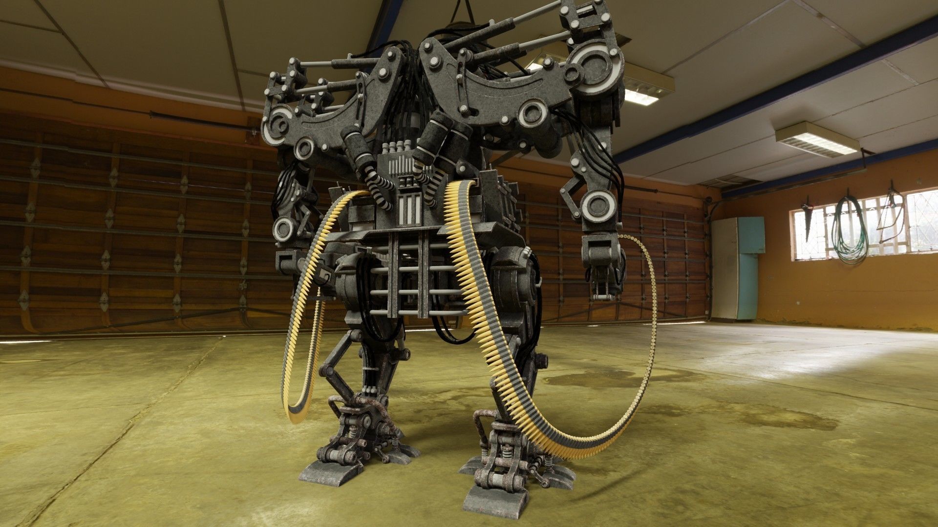 Mech in film Matrix 3D model | CGTrader