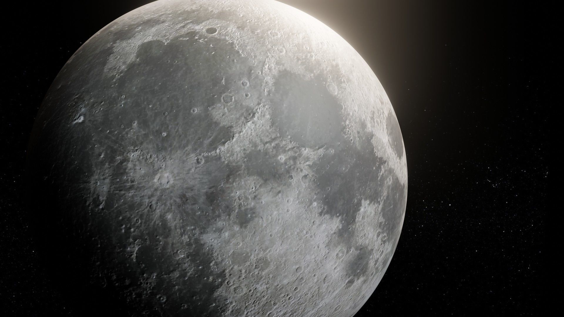 3D model Photorealistic Moon 8k Textures 3D Model VR / AR / low-poly ...