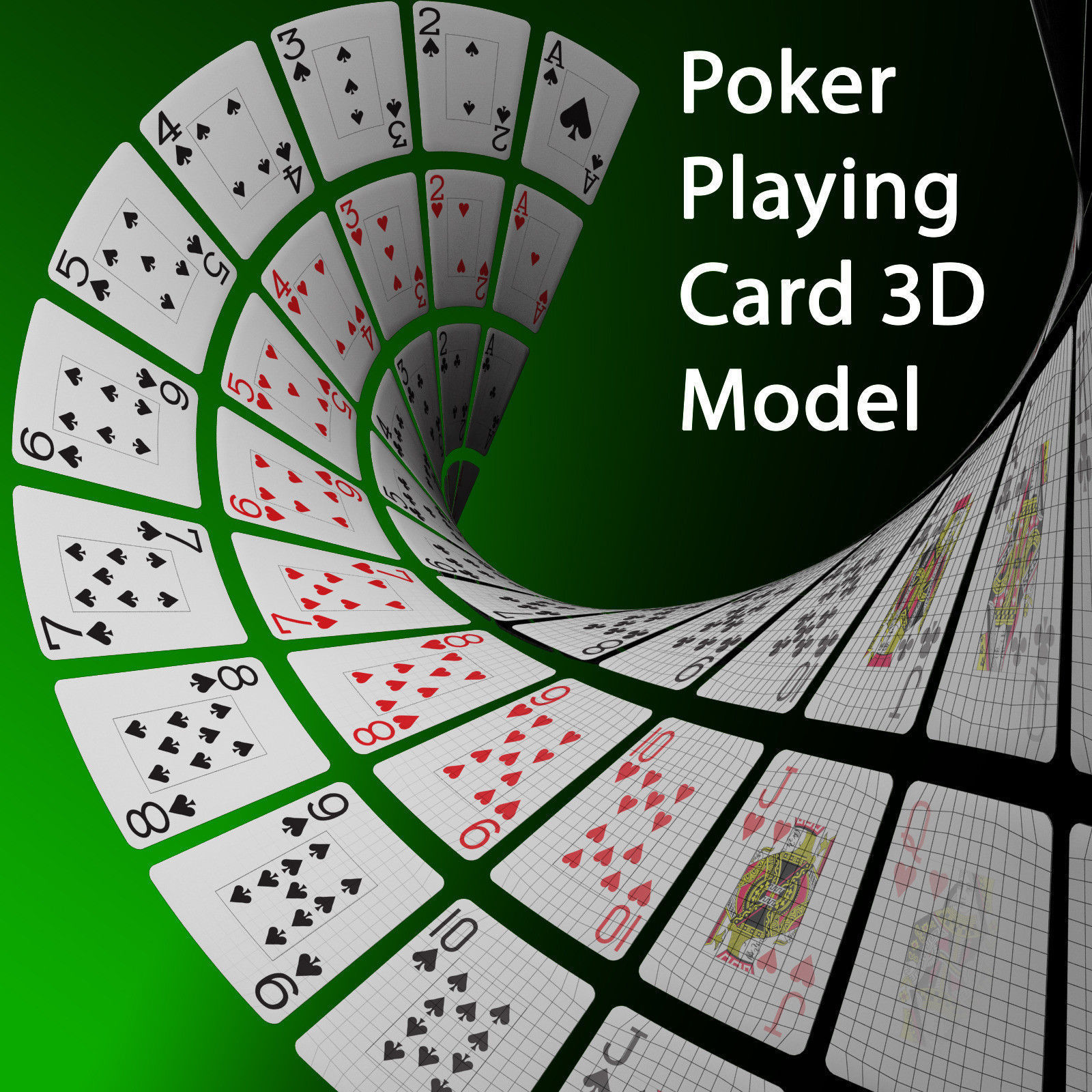 Poker Playing card 3D Model 3D model | CGTrader
