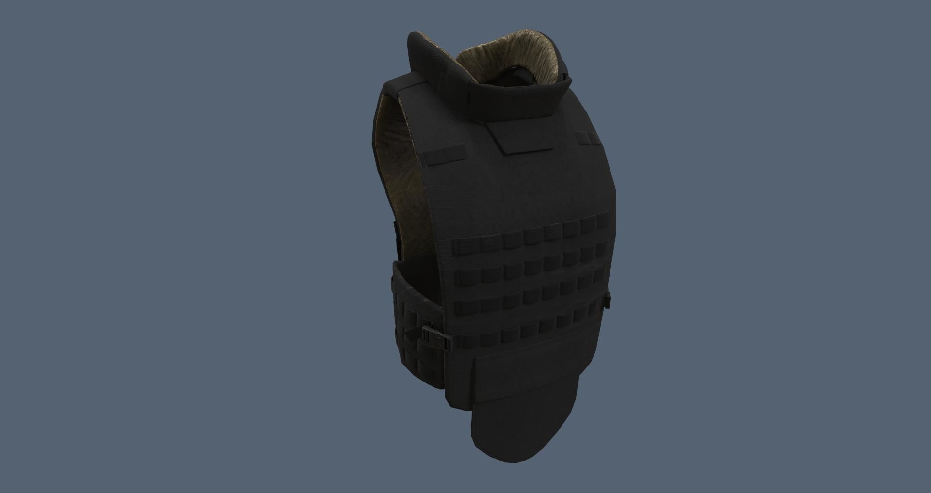 Russian bulletproof vest 6B45 Ratnik 3D model | CGTrader