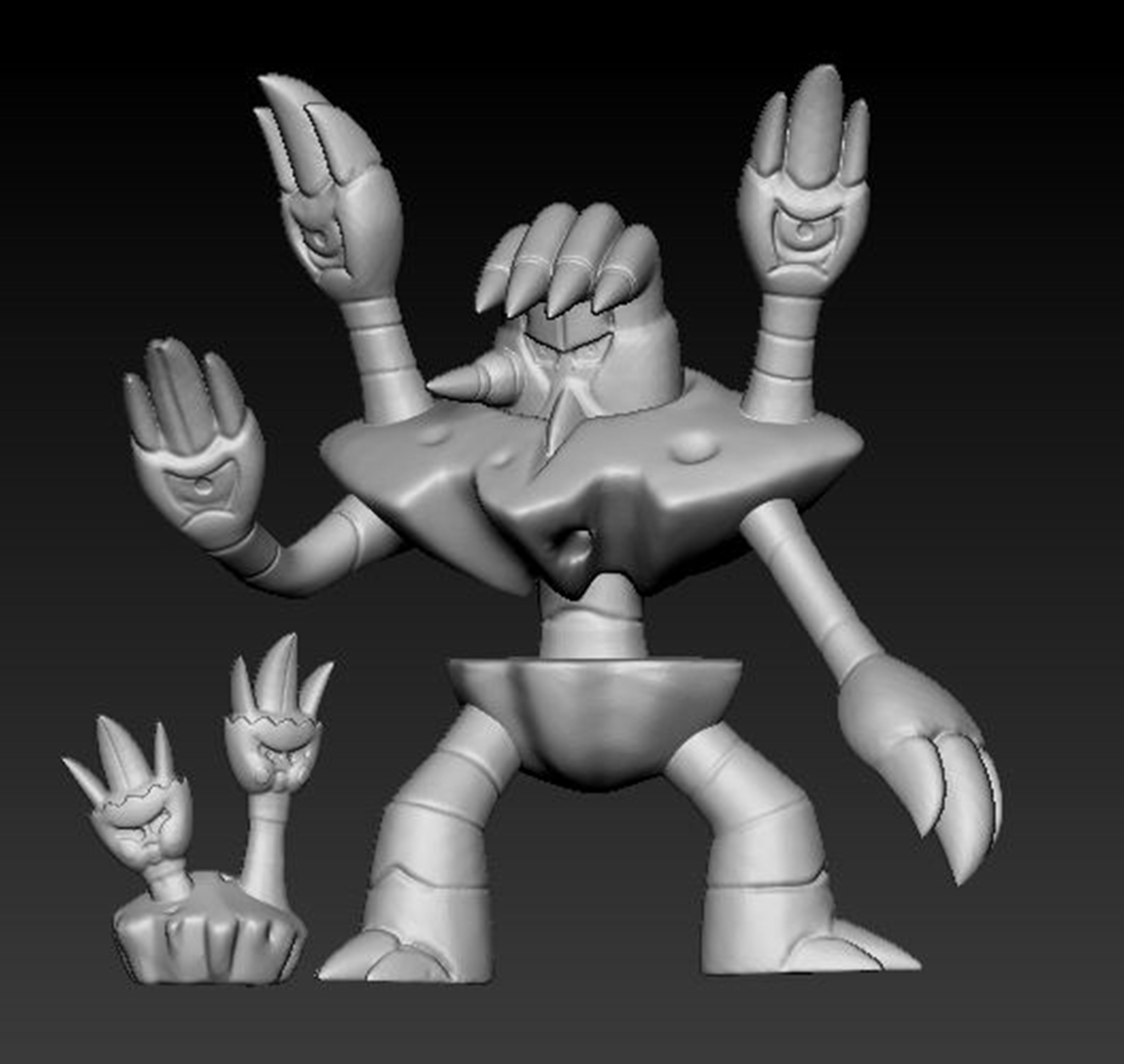 Pokemon Barbaracle Evolution 3D model 3D printable | CGTrader