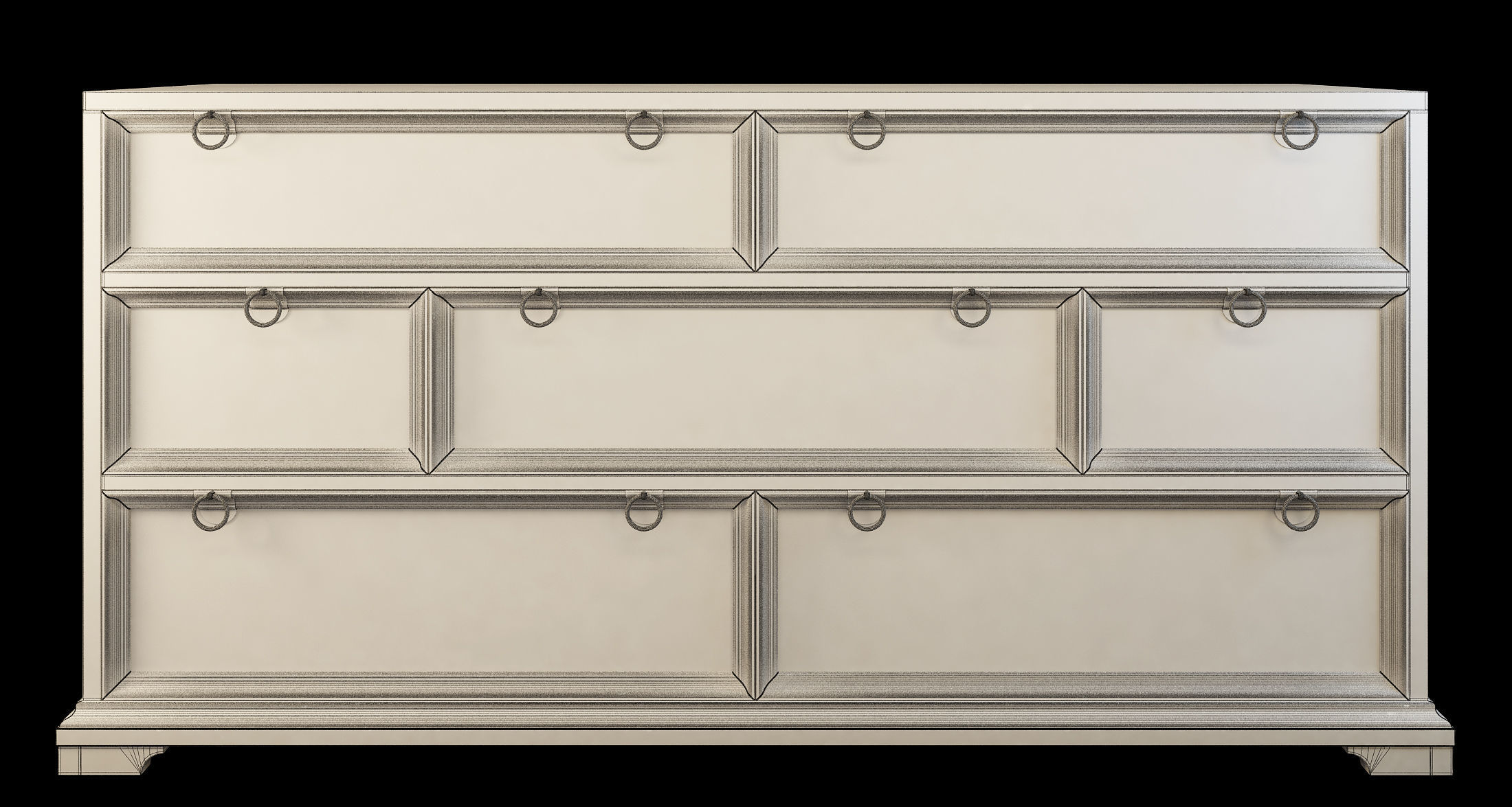 Dresser Bridgeton Century 3D model | CGTrader