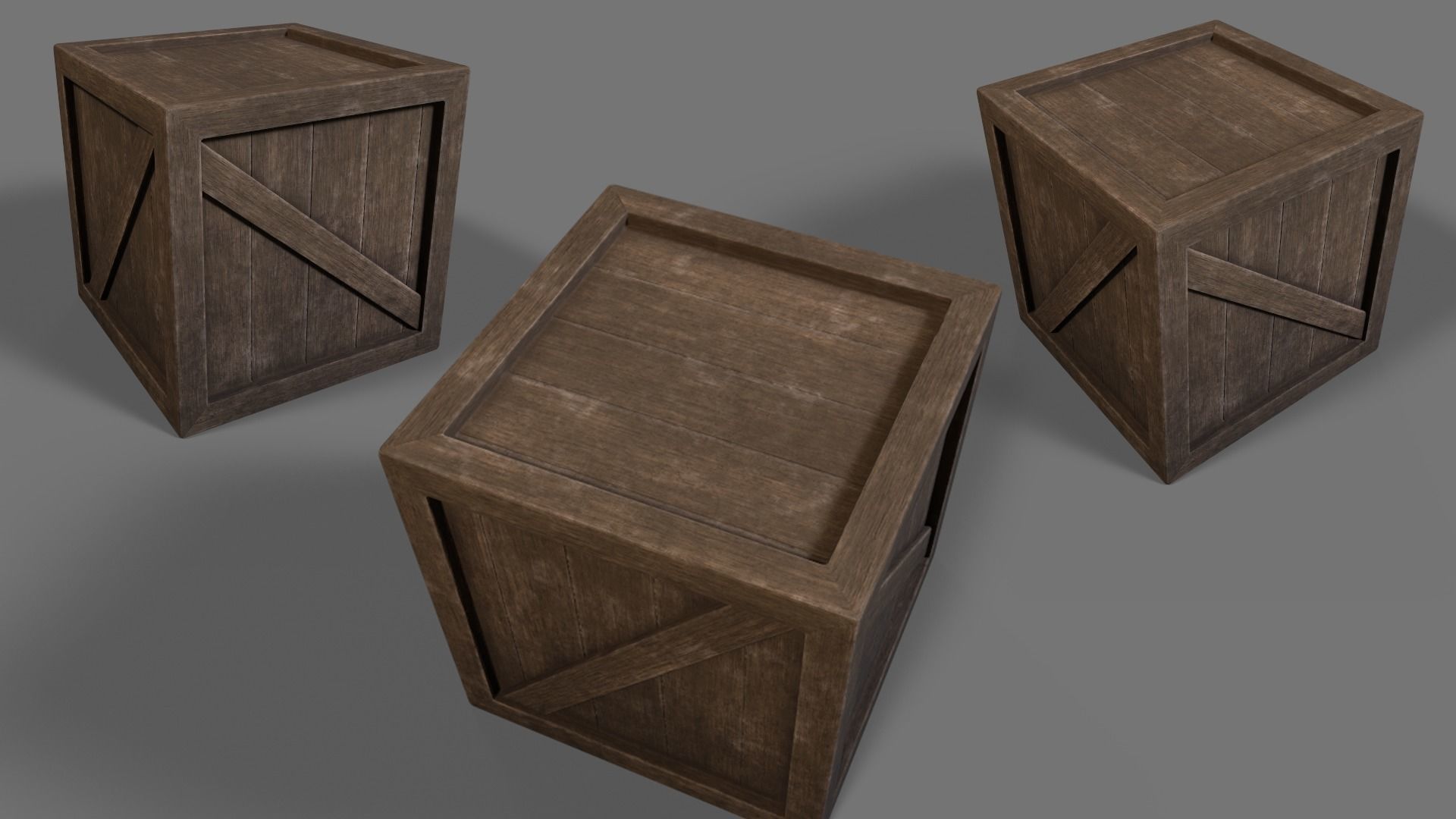Old Western wooden Crate 3D model | CGTrader