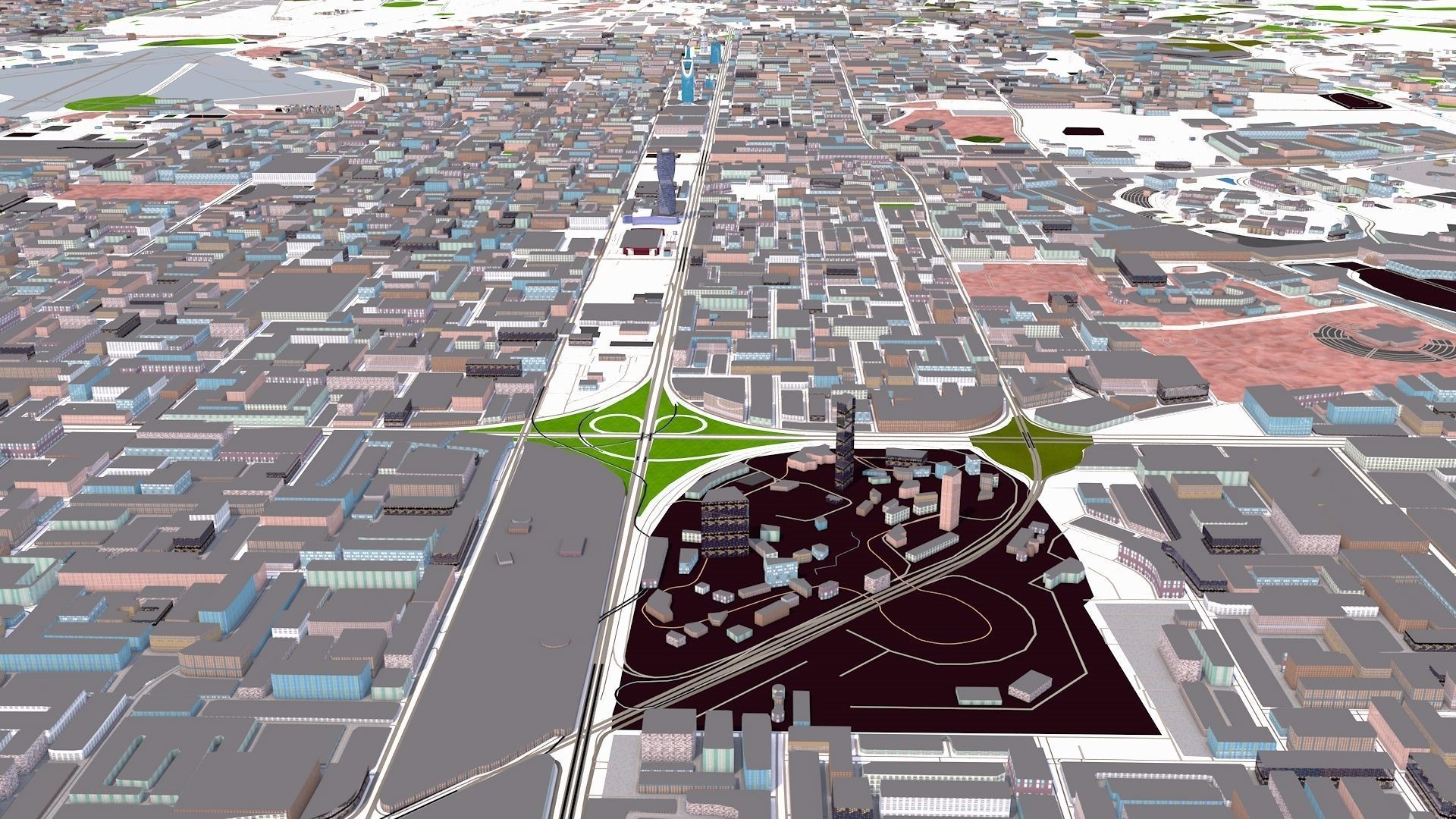 3D model Riyadh City 3d model VR / AR / low-poly | CGTrader
