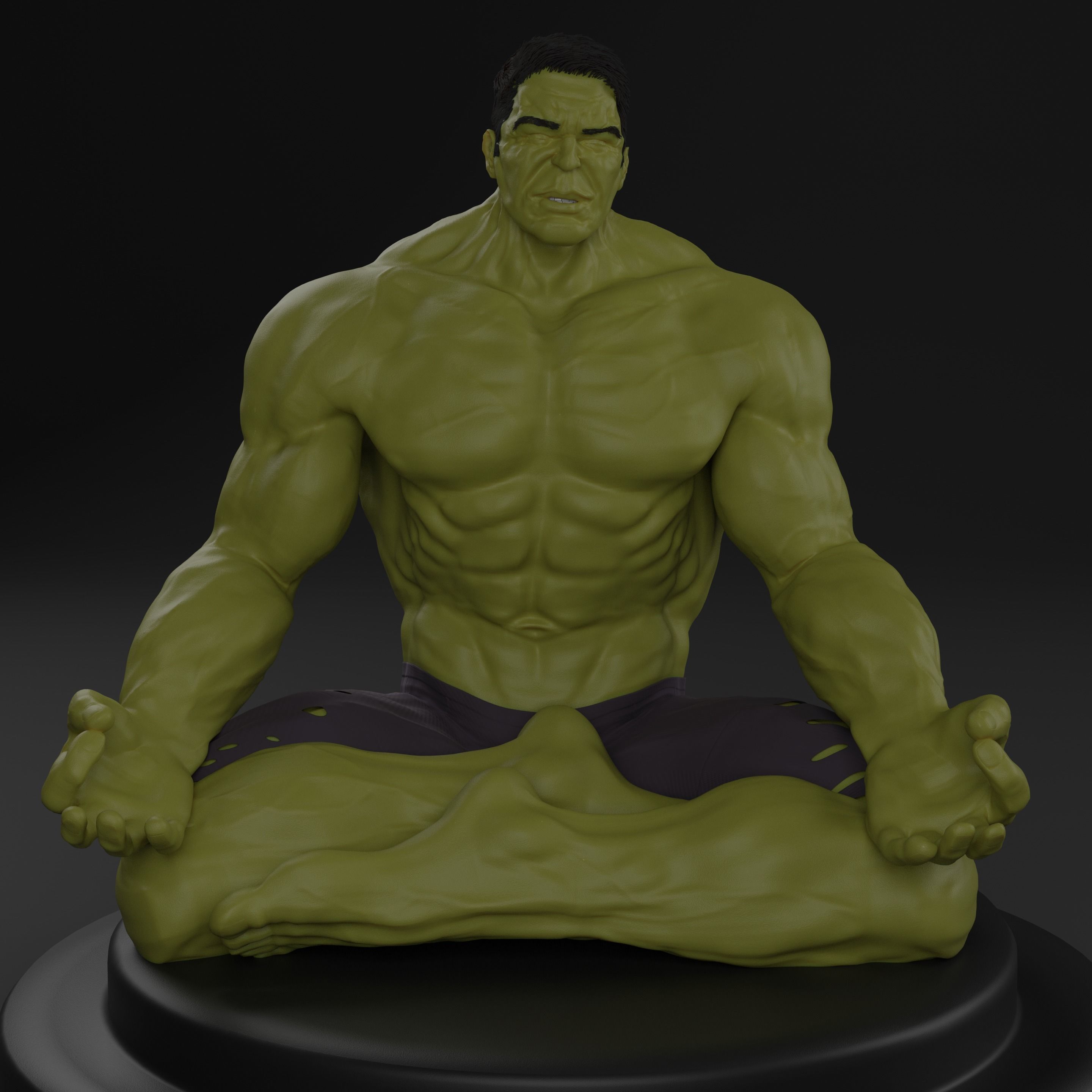 HULK self control 3D model 3D printable | CGTrader