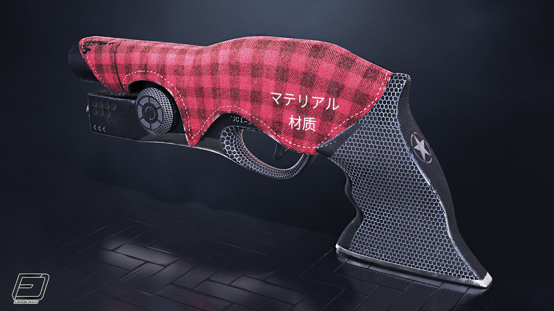 3D model Denim Hyper Pistol VR / AR / low-poly | CGTrader