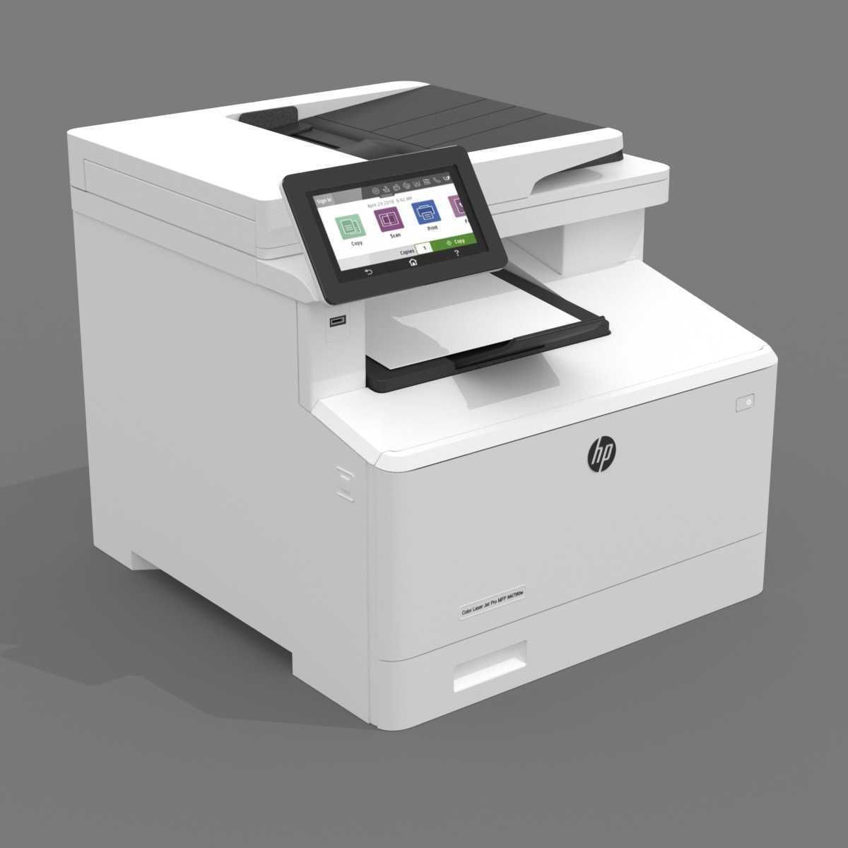 HP Color LaserJet Pro MFP M479fdw Wireless Printer 3D model | CGTrader