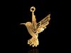 Colibri gold hummingbird hanging from chain 3D model 3D printable ...