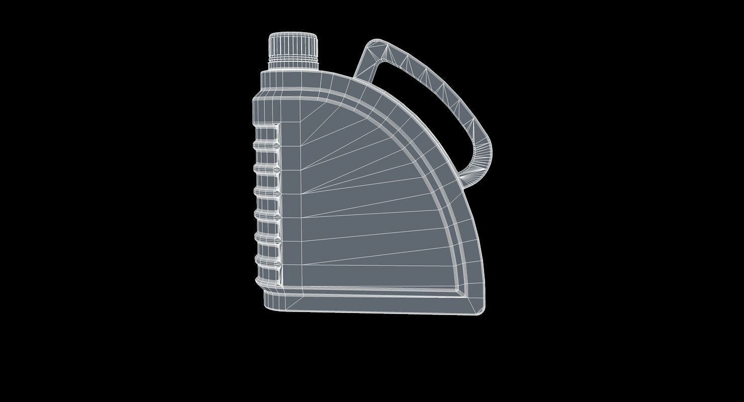 Engine oil bottle 3D model | CGTrader