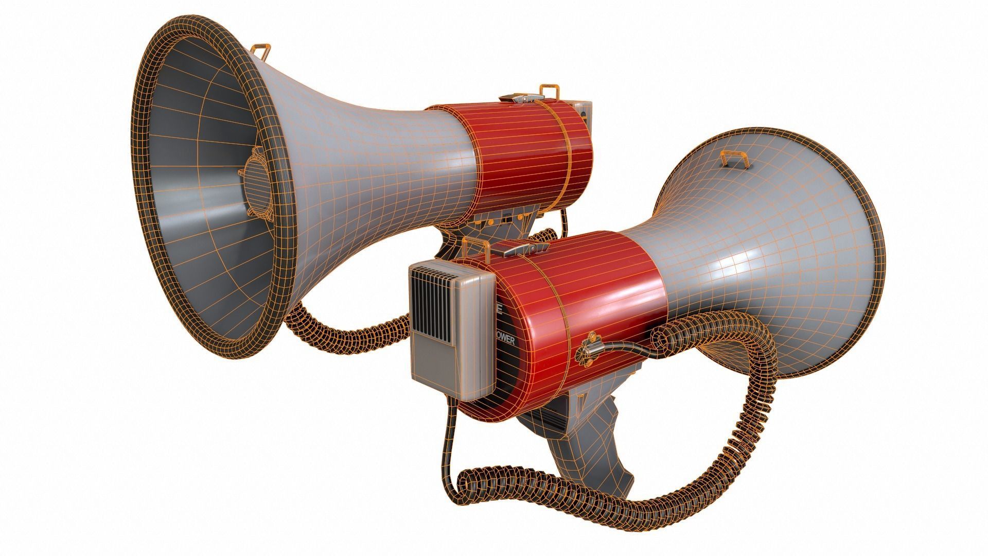 Megaphone free VR / AR / low-poly 3D model | CGTrader
