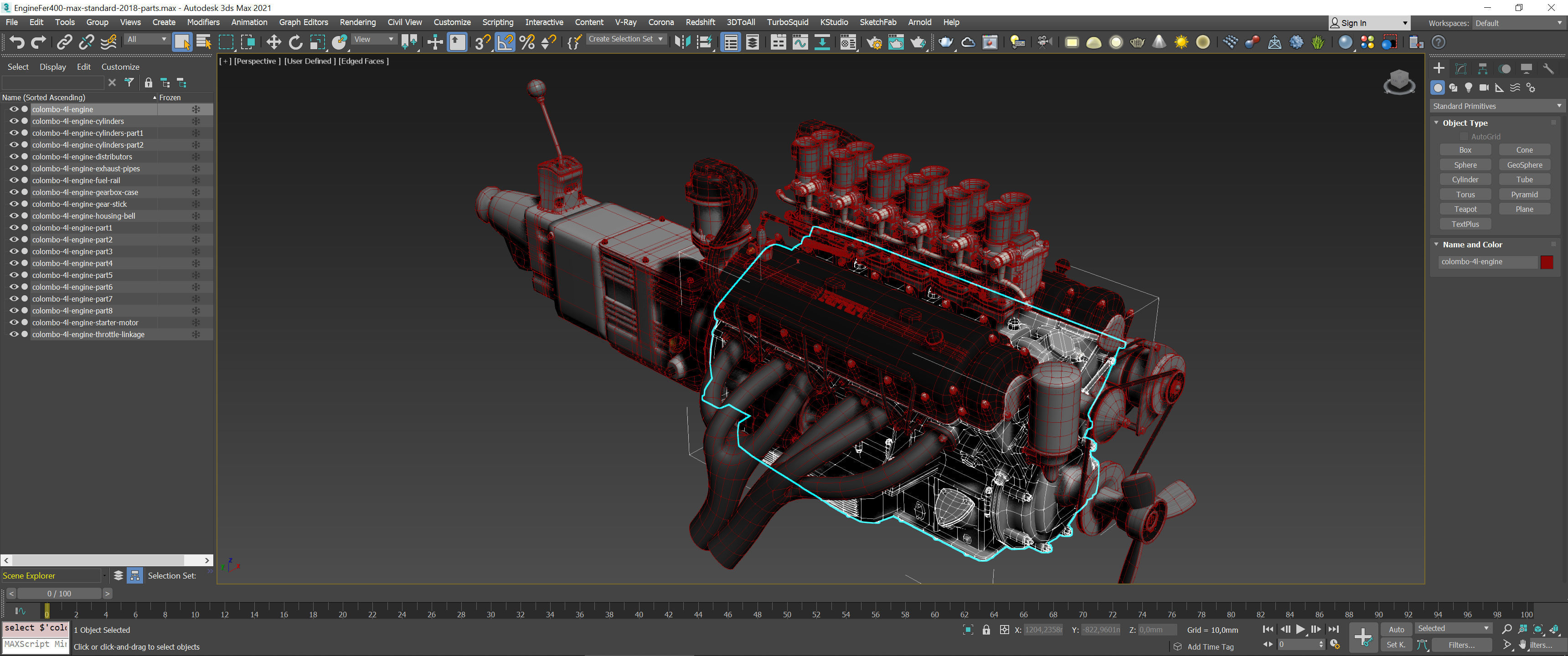 Ferrari Classic Engine Pack Bundle 3D Model Collection | CGTrader