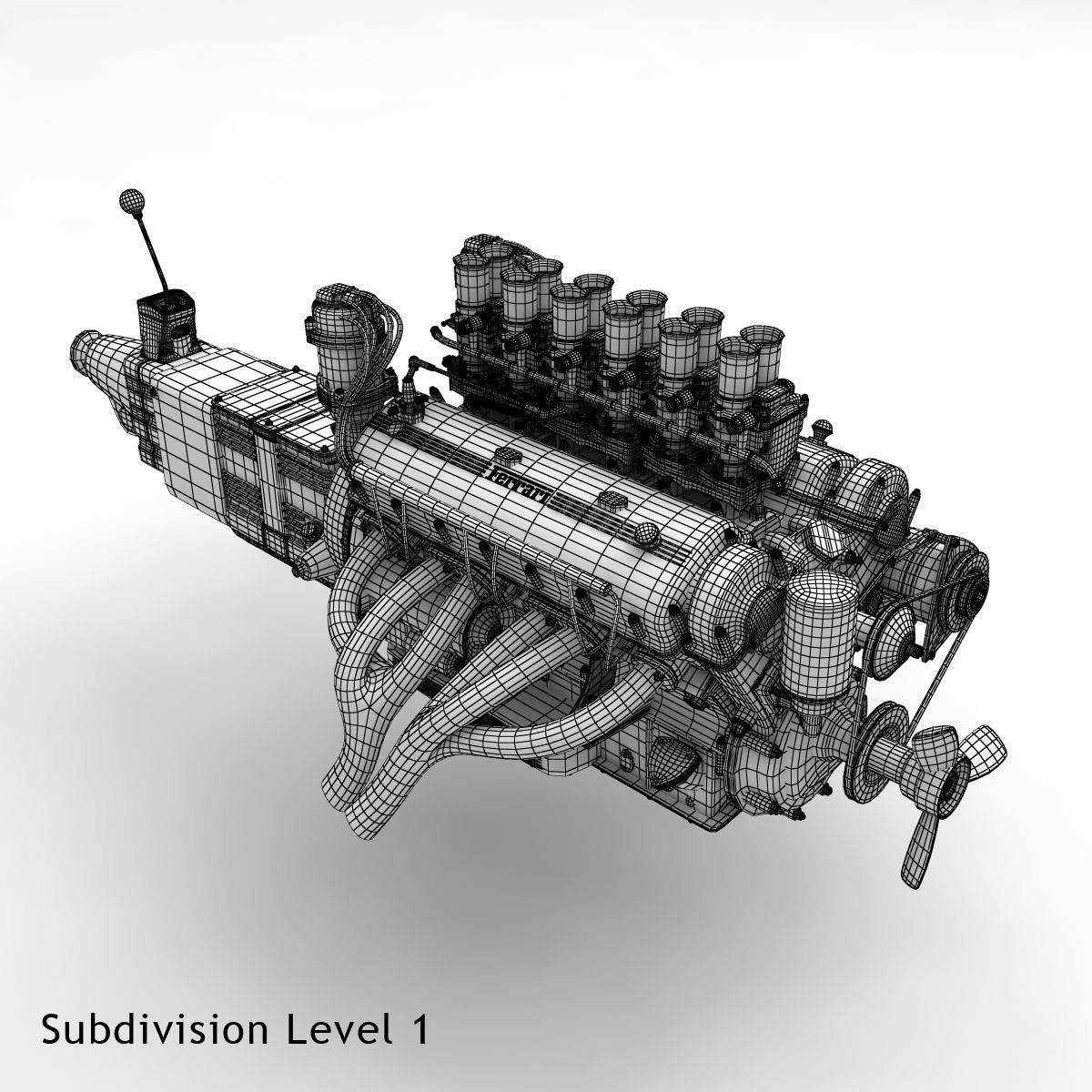 Ferrari Classic Engine Pack Bundle 3D Model Collection | CGTrader