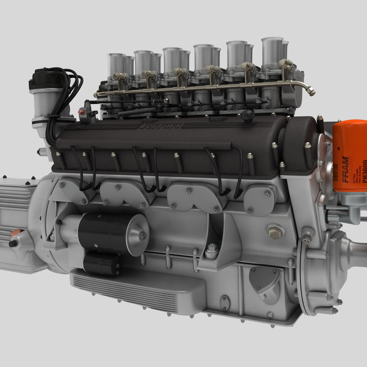 Ferrari Classic Engine Pack Bundle 3D Model Collection | CGTrader