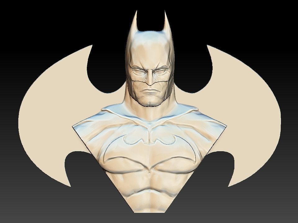 Batman 3D STL Model for CNC Router 3D model | CGTrader