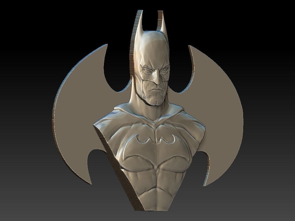 Batman 3D STL Model for CNC Router 3D model | CGTrader