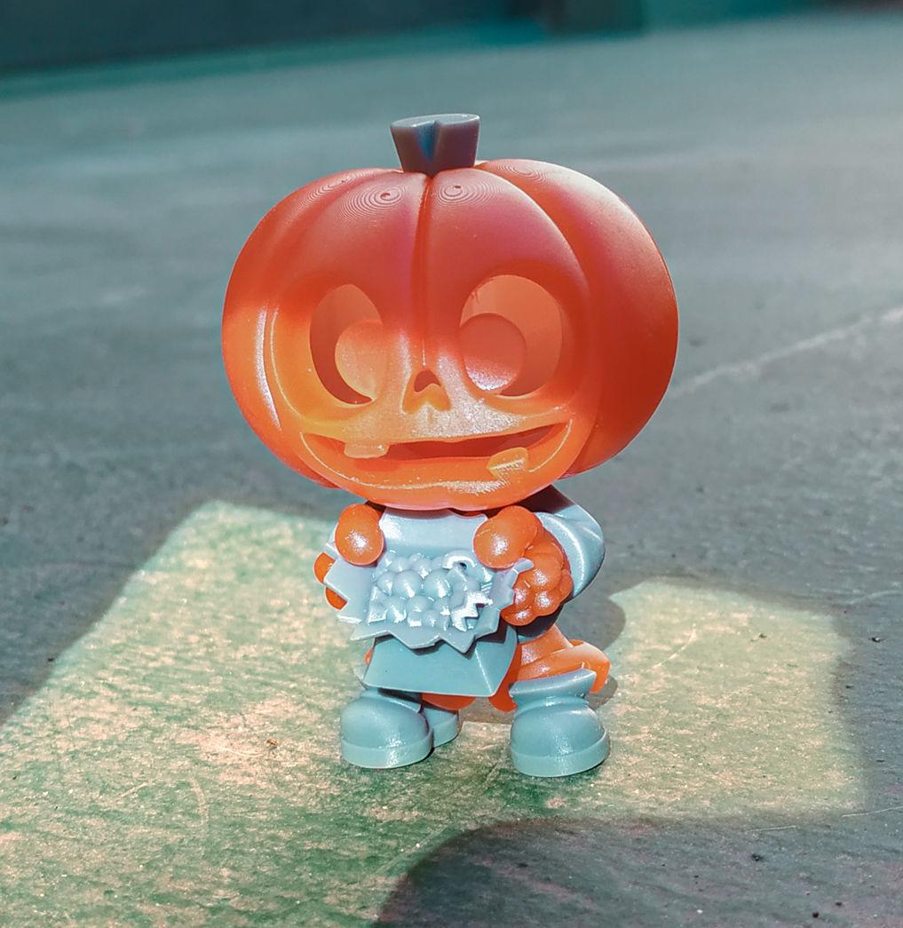 Jacko Kid Pumpkin 3D model 3D printable | CGTrader