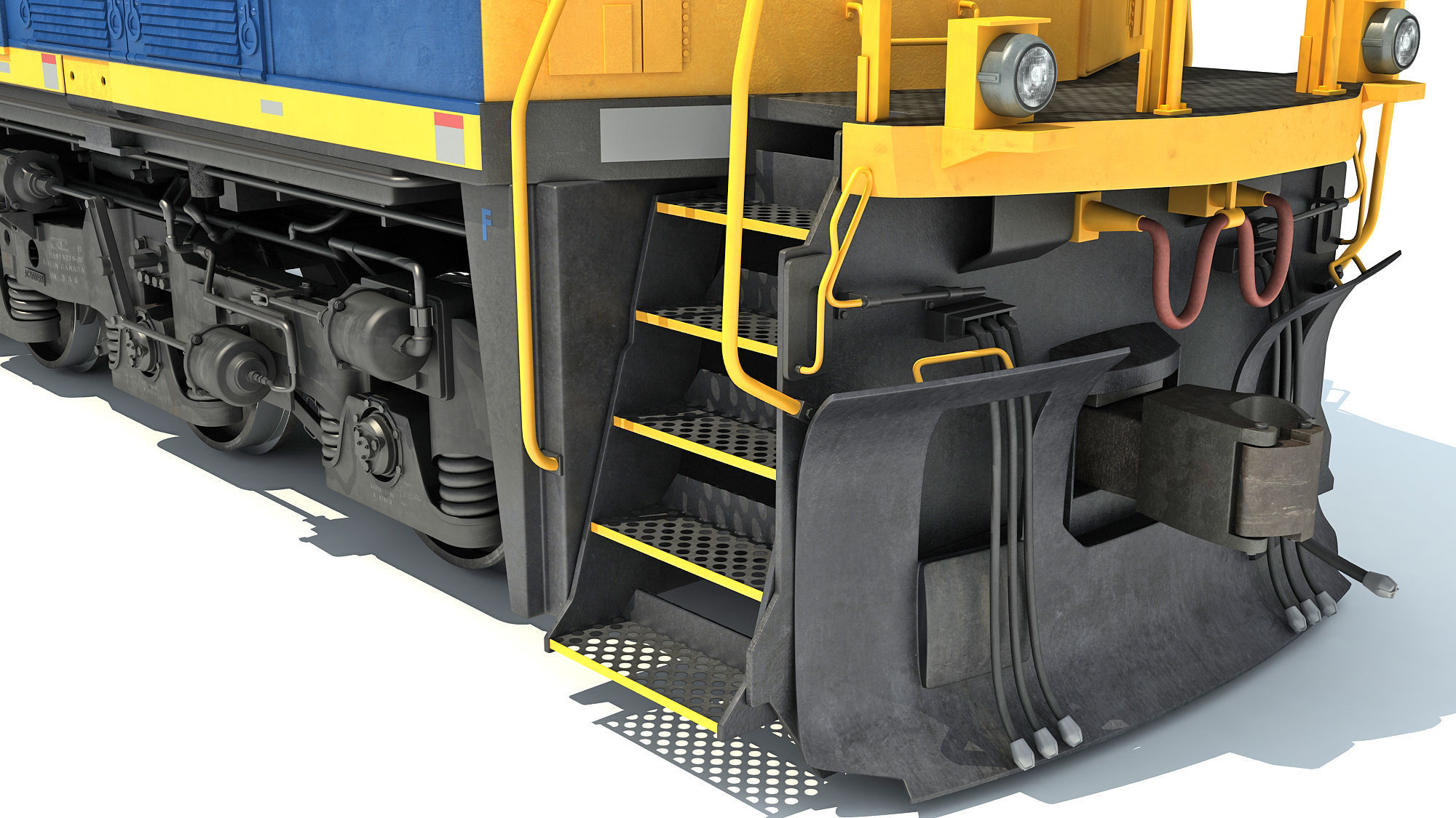 CSX Diesel Electric Locomotive 3D model | CGTrader