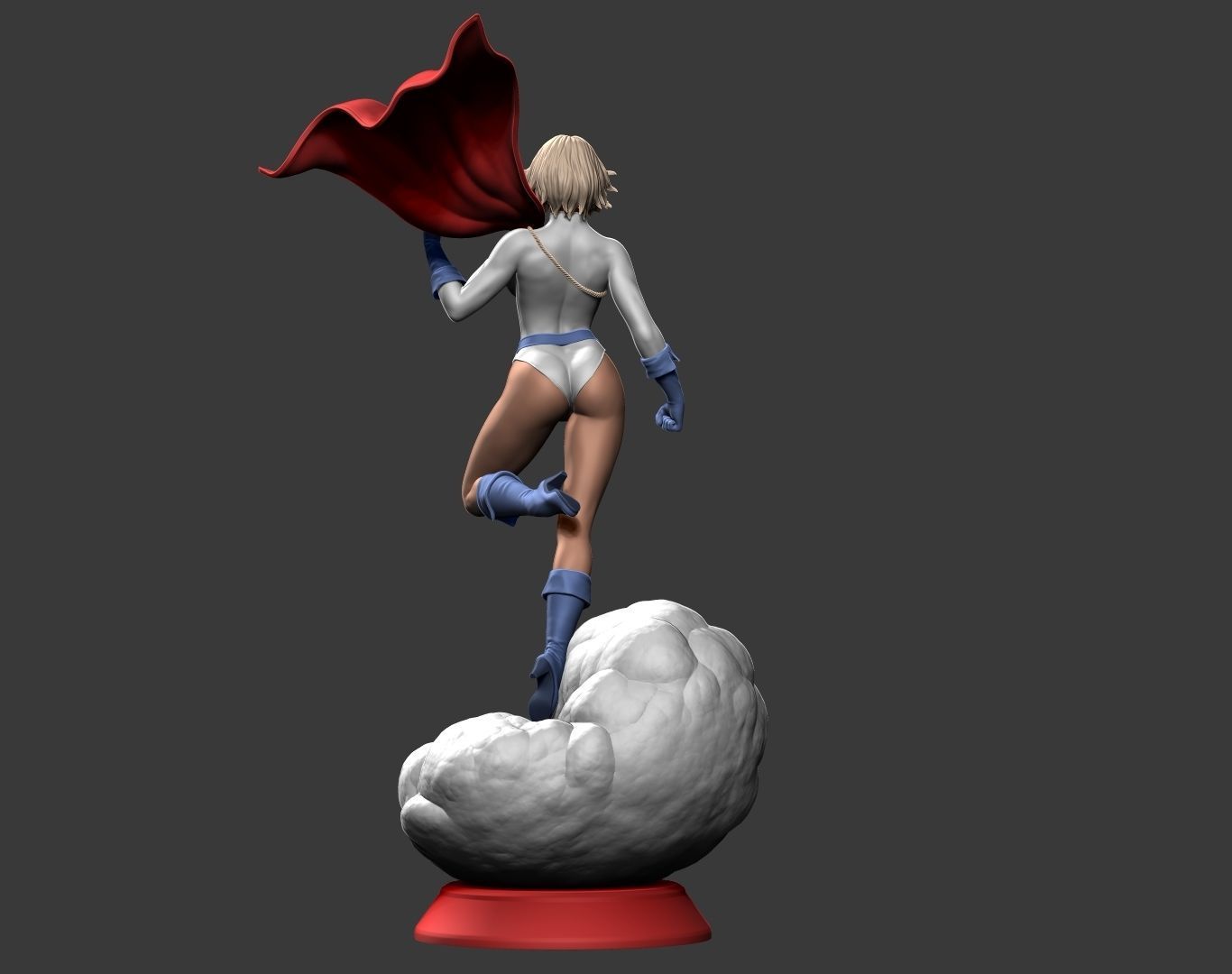 Power Girl 3d Model 3d Printable Cgtrader
