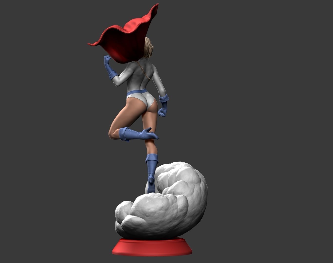 Power Girl 3d Model 3d Printable Cgtrader