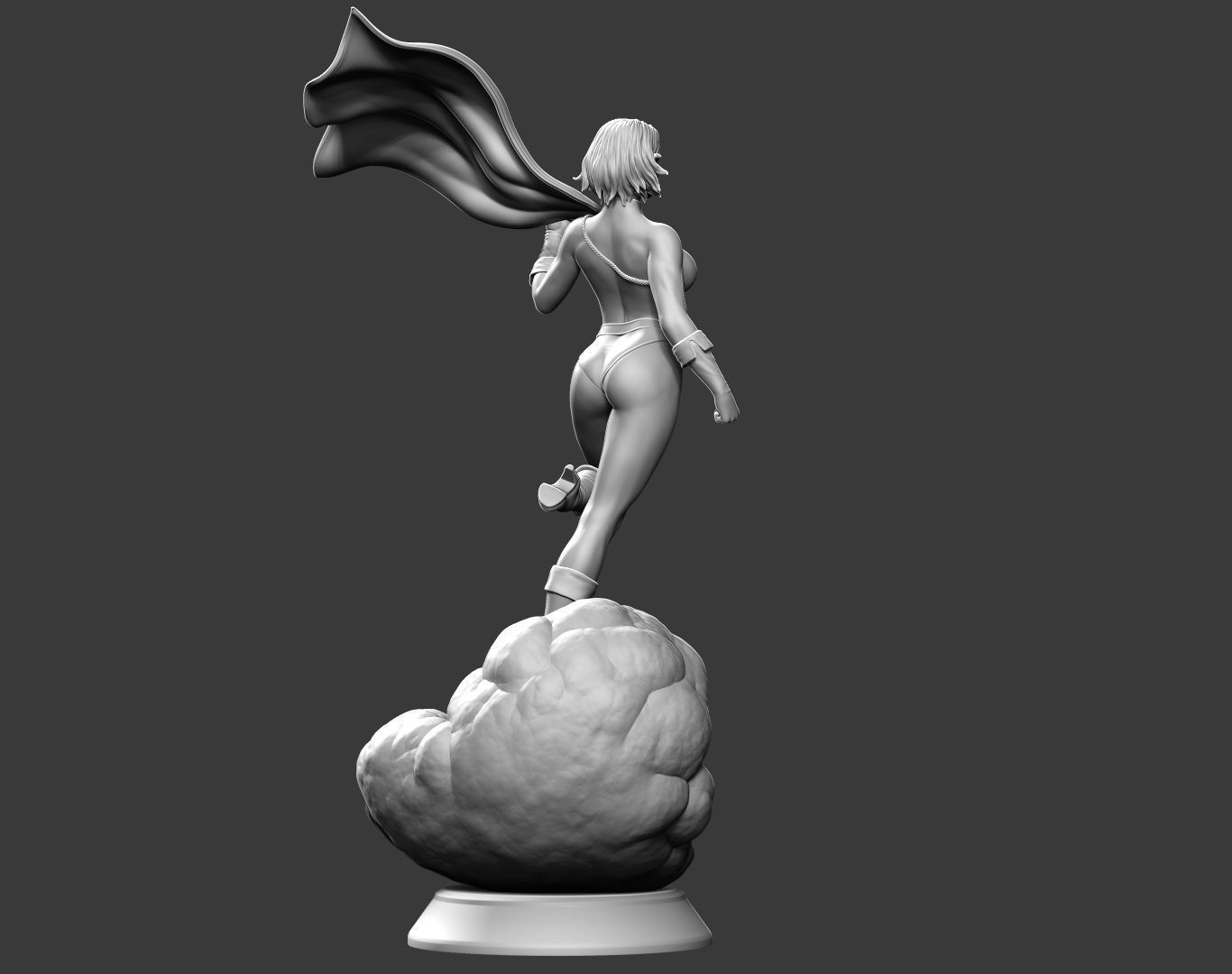 Power Girl 3d Model 3d Printable Cgtrader
