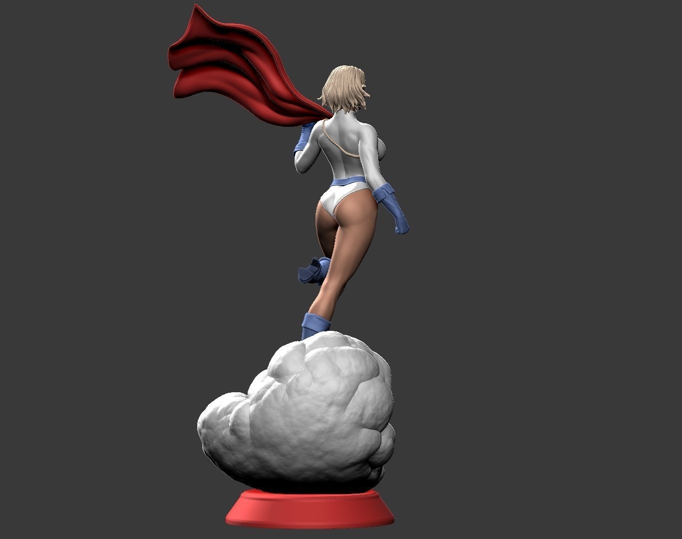 Power Girl 3d Model 3d Printable Cgtrader