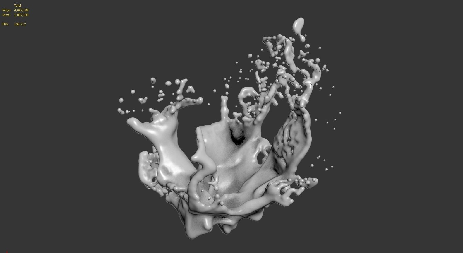 Water Splash 3D model 3D model | CGTrader