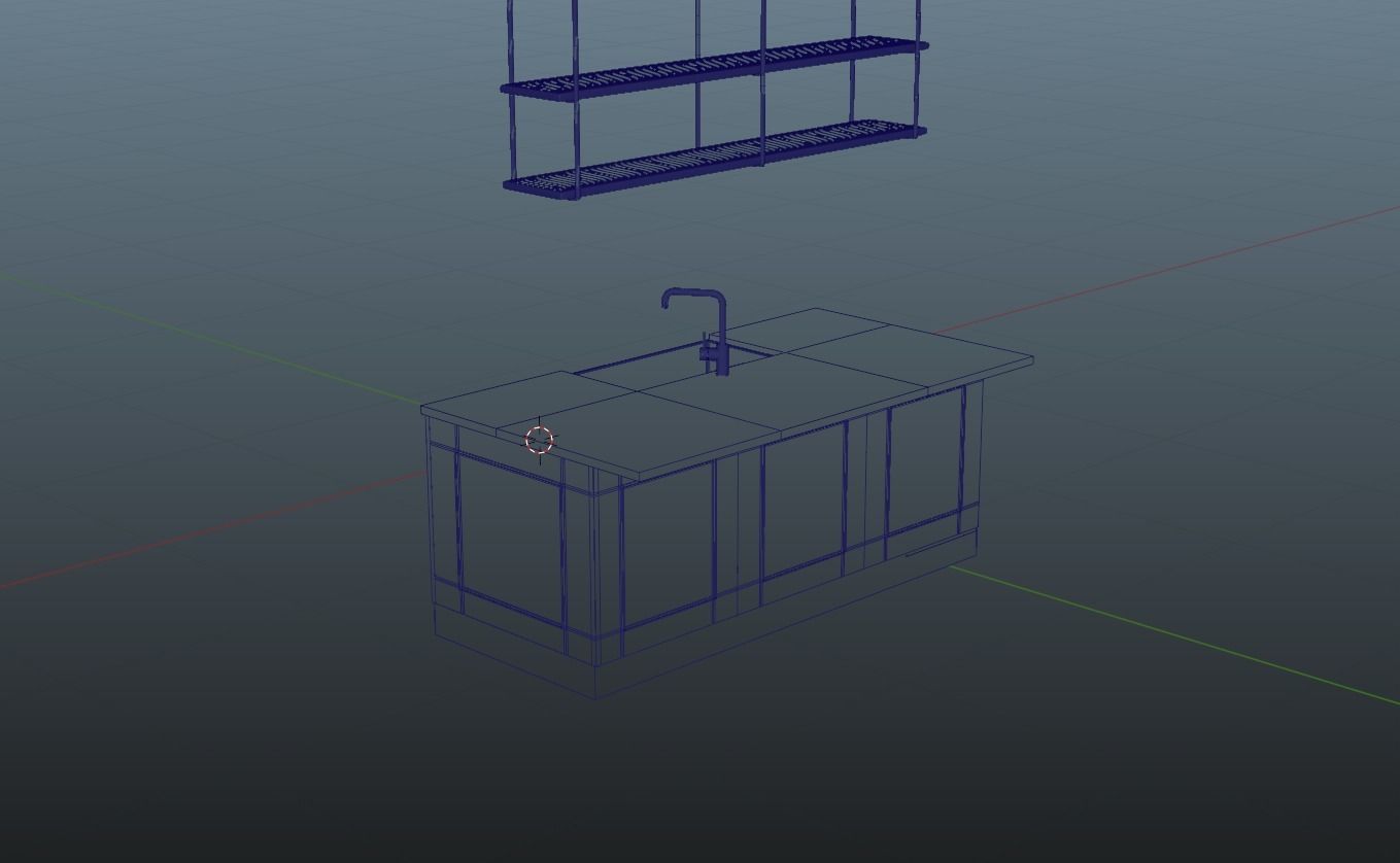 Kitchen Island 3D model | CGTrader