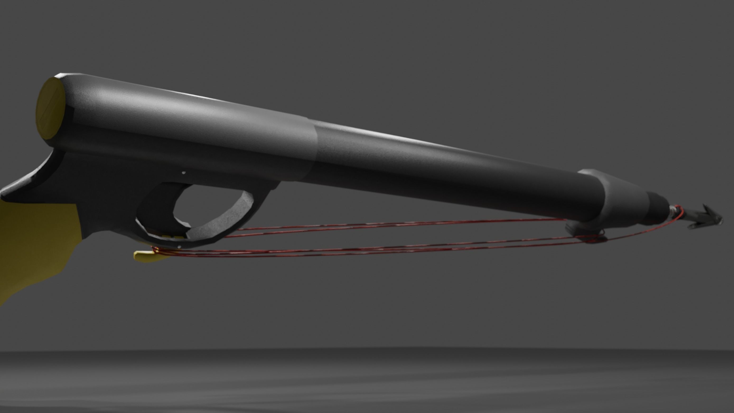 3D model Pneumatic Speargun VR / AR / low-poly | CGTrader