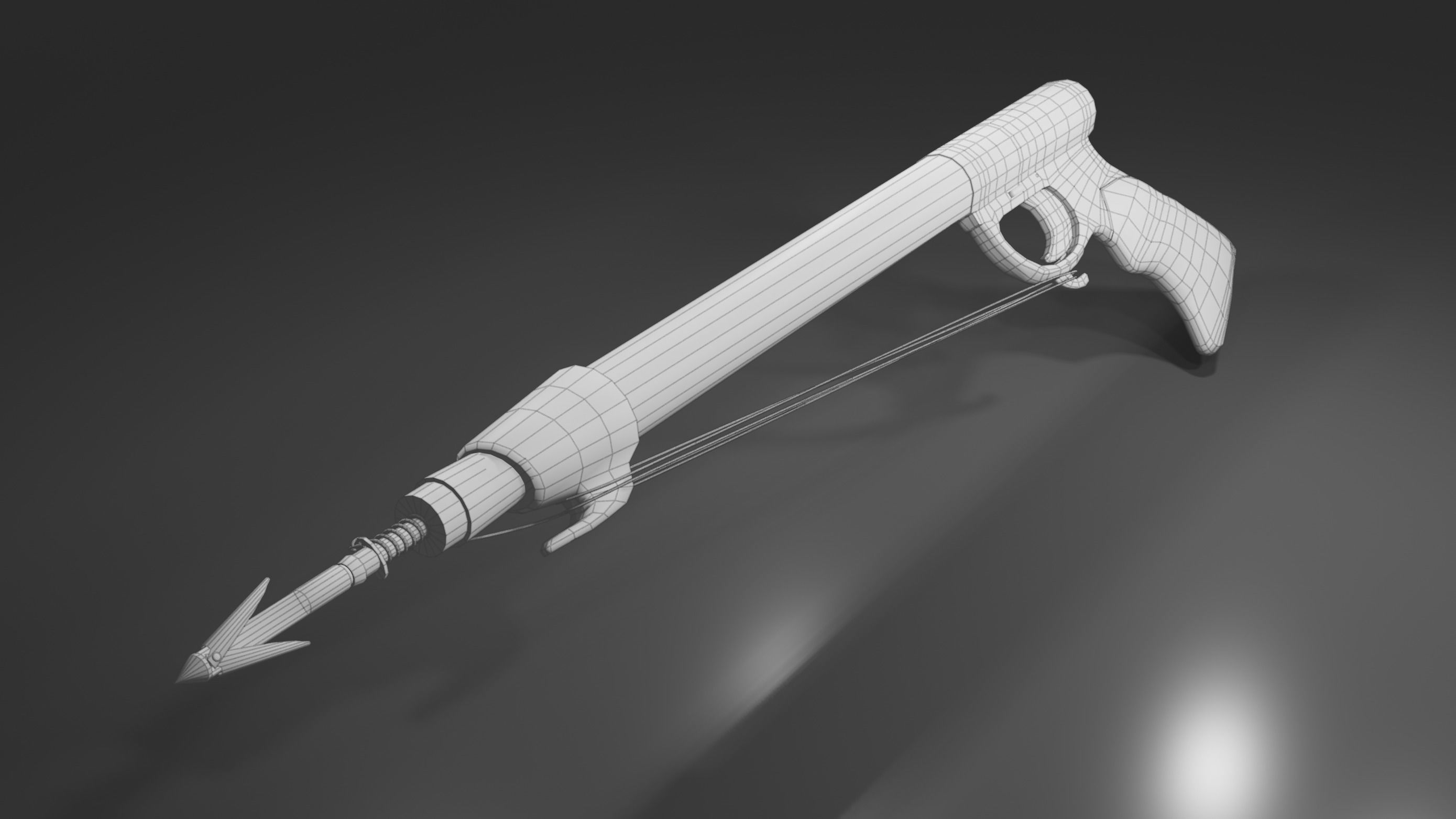 3D model Pneumatic Speargun VR / AR / low-poly | CGTrader