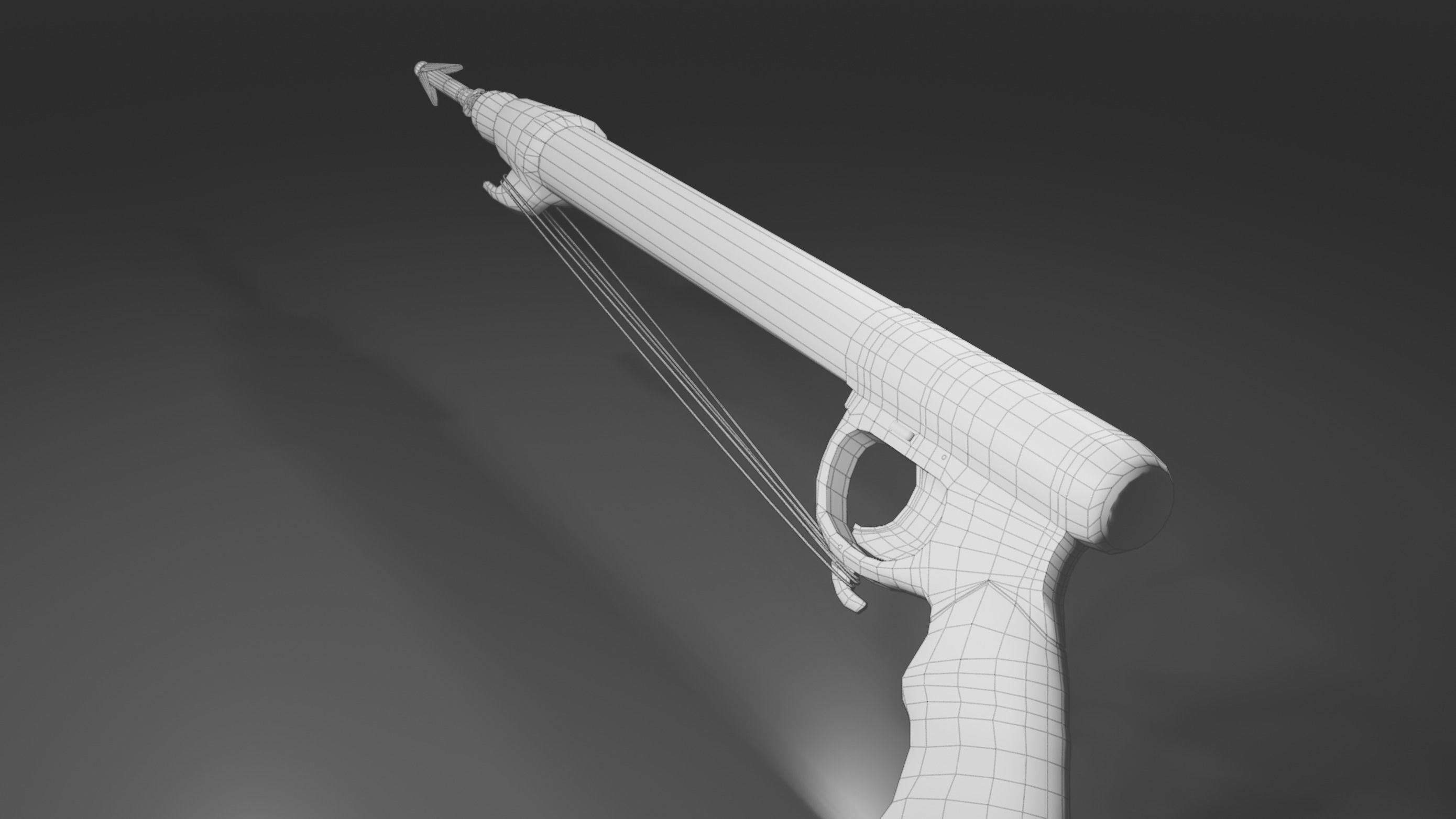 3D model Pneumatic Speargun VR / AR / low-poly | CGTrader