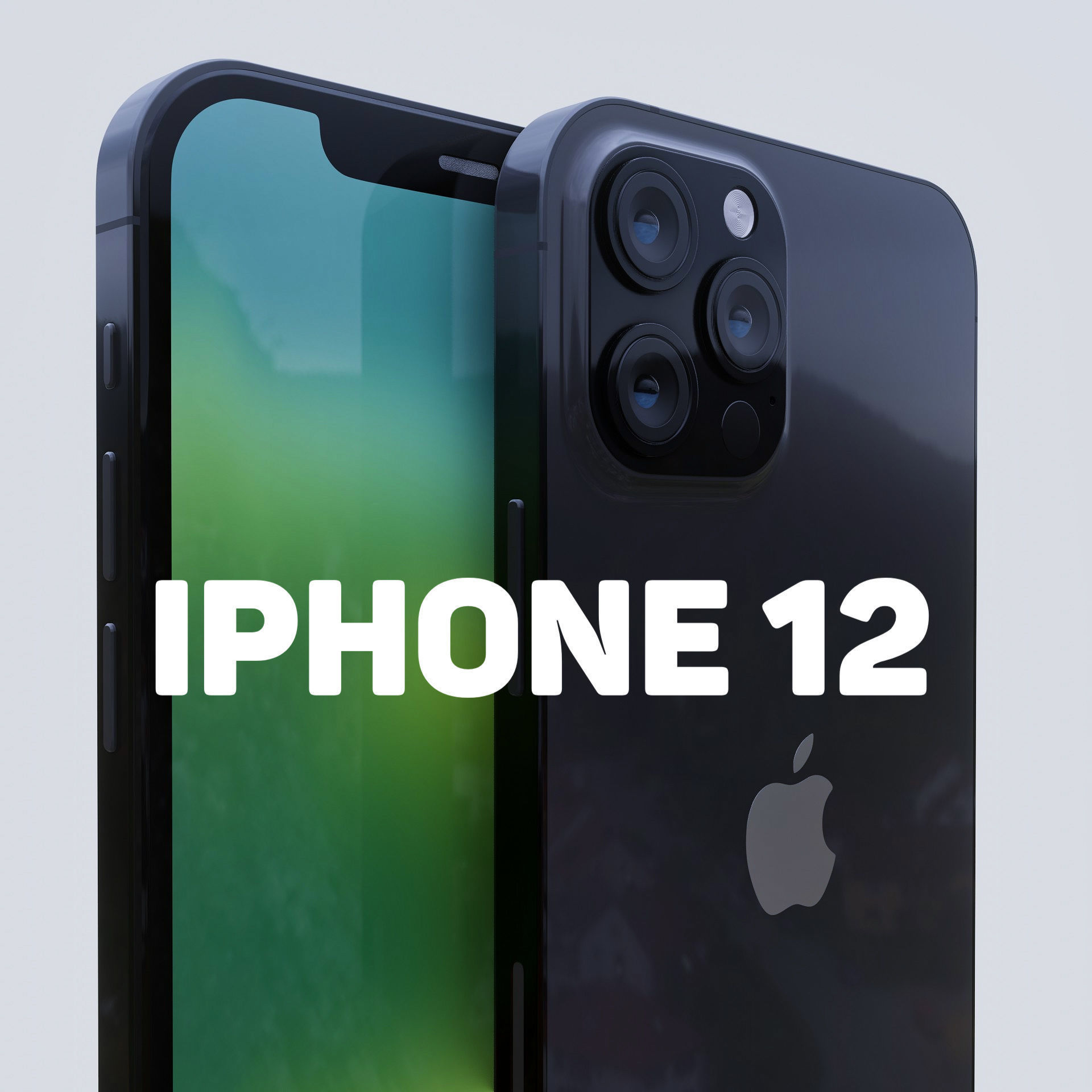 3D model iPhone 12 Apple 2020 new design VR / AR / low-poly | CGTrader