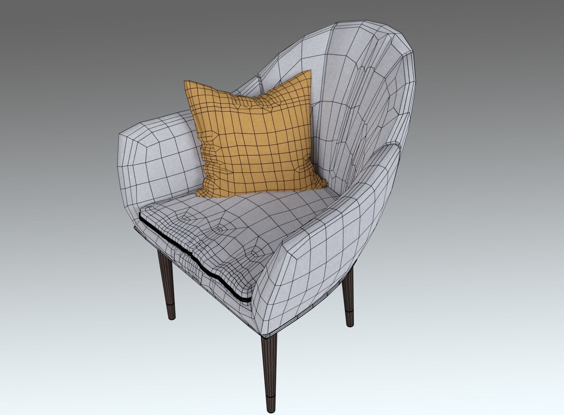 Free Armchair free 3D model | CGTrader